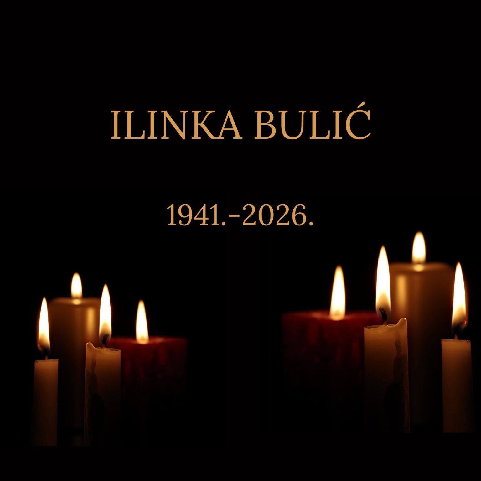 OSMRTNICA: Ilinka Bulić